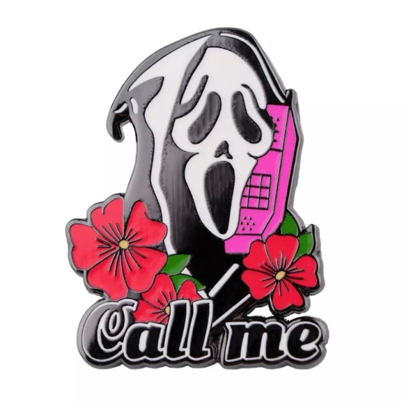 Jewelry | Scream Call Me Scary Horror Movie Enamel Pin | Poshmark